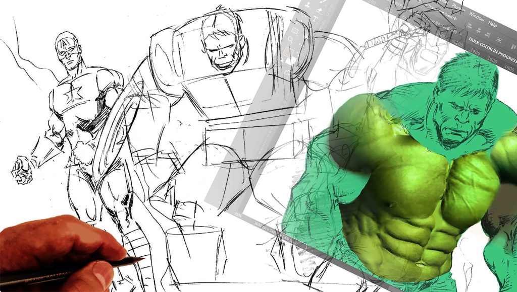 Marvel Comics Illustrator Jerry DeCaire to Presents Free Live Drawing ...